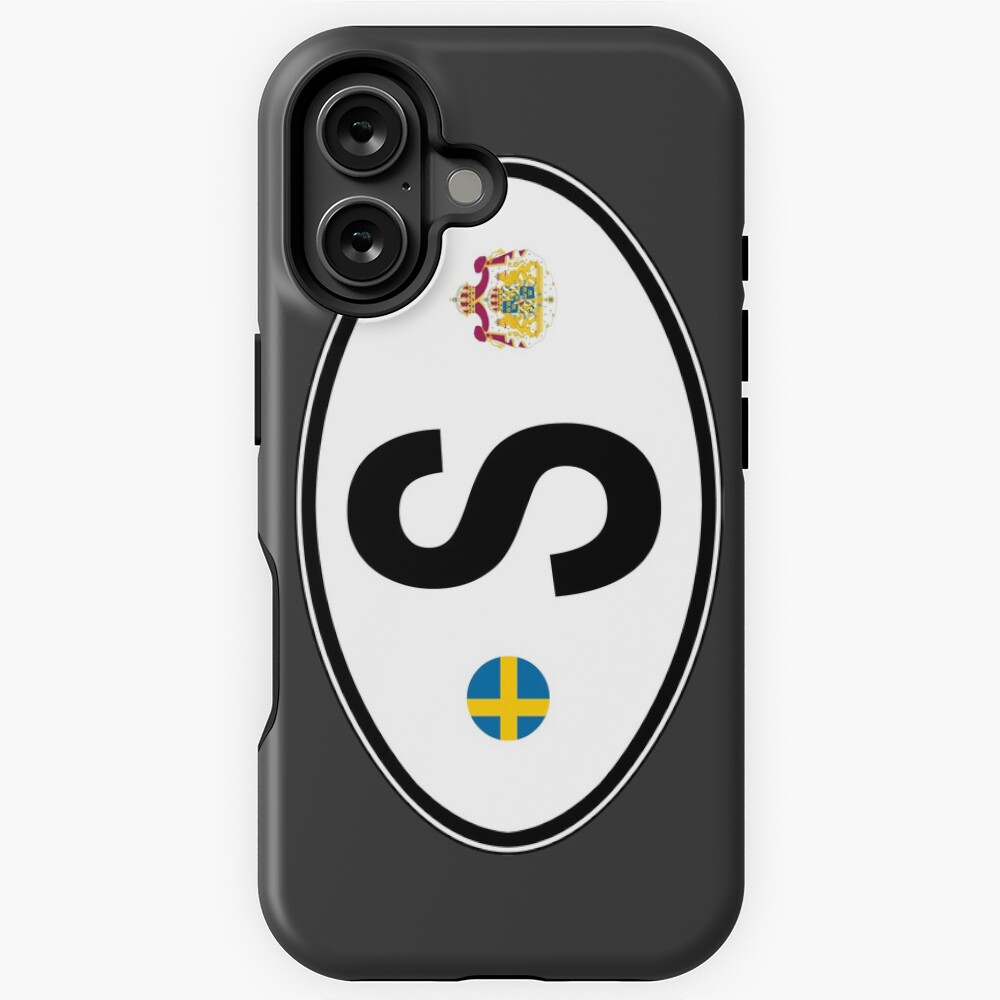 "Sweden Oval Country Code Decal" Sticker for Sale by rogue-design ...