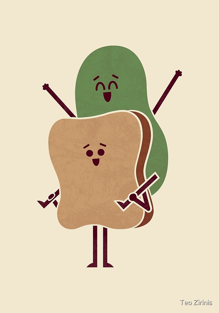 "Avo On Toast" by Teo Zirinis | Redbubble