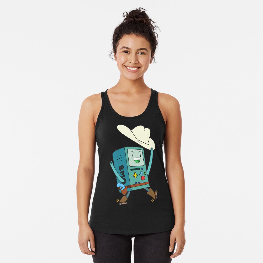 "BMO Cowboy" Sticker for Sale by plushism | Redbubble