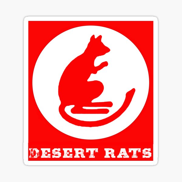 "WW2 Desert Rats - Monty 8th Army" Sticker for Sale by MandWthings ...