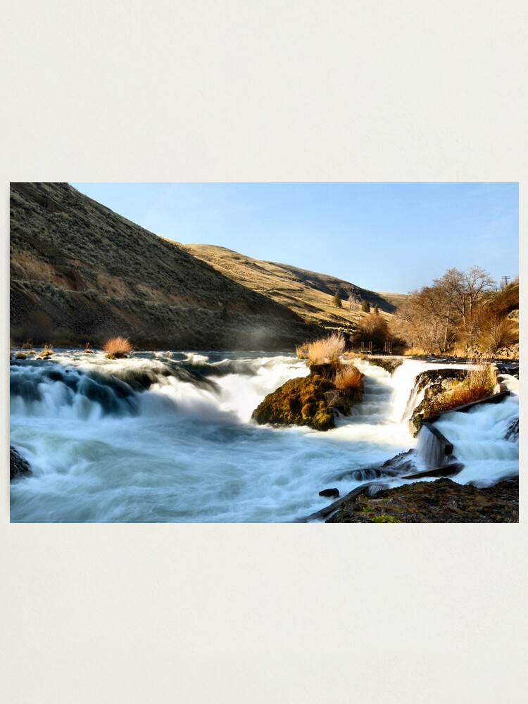"Sherar's Falls, Deschutes River Oregon " Photographic Print for Sale ...