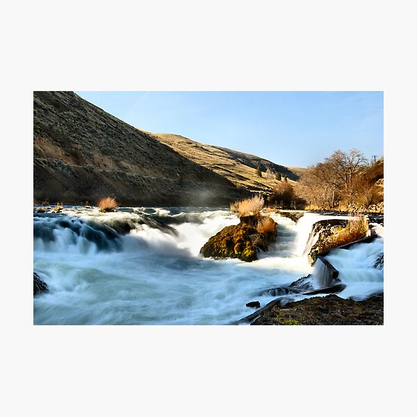 "Sherar's Falls, Deschutes River Oregon " Photographic Print for Sale ...