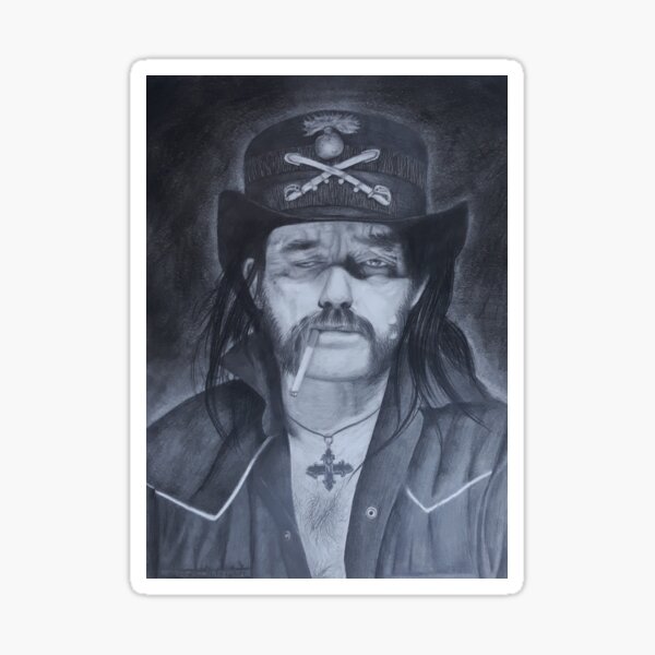 Sticker: Lemmy Kilmister | Redbubble