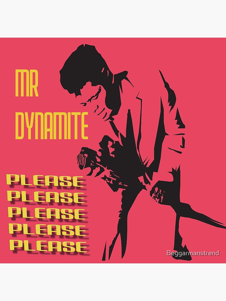 "The Godfather of soul. Mr Dynamite." Poster for Sale by ...