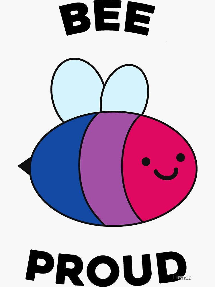 "Bee Proud! LGBT Pride" Sticker for Sale by Fiends | Redbubble