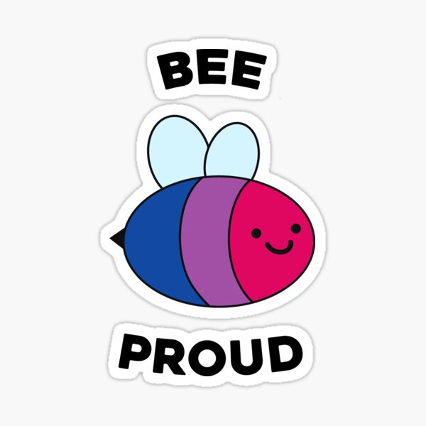 "Bee Proud! LGBT Pride" Sticker for Sale by Fiends | Redbubble