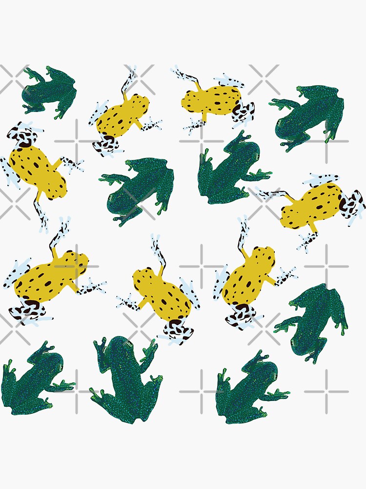 "Frogs " Sticker by Manitarka | Redbubble
