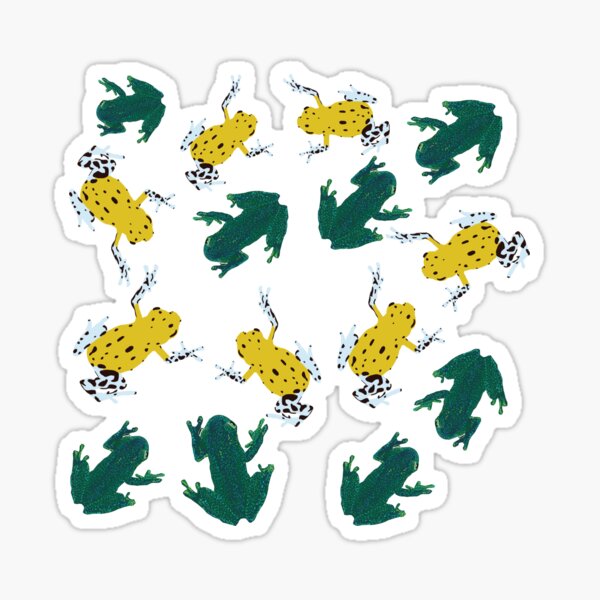"Frogs " Sticker by Manitarka | Redbubble
