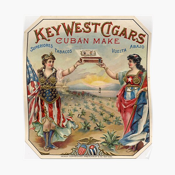"Key West Cigars" Poster by seacucumber | Redbubble