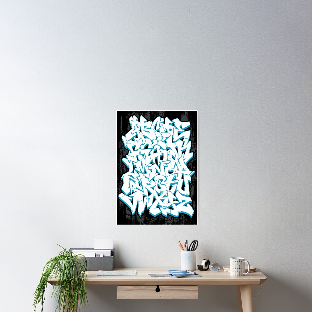 "Graffiti Alphabet" Poster for Sale by trev4000 | Redbubble