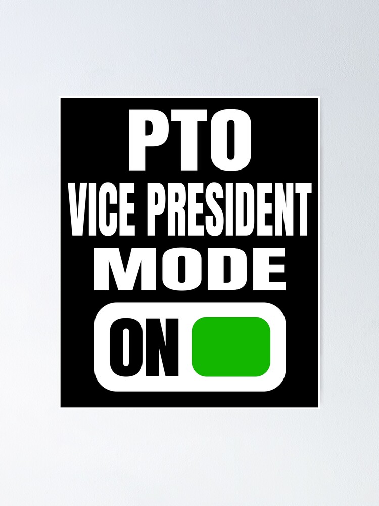 "Funny PTO Vice President Mode On Switch Design for School Parent ...