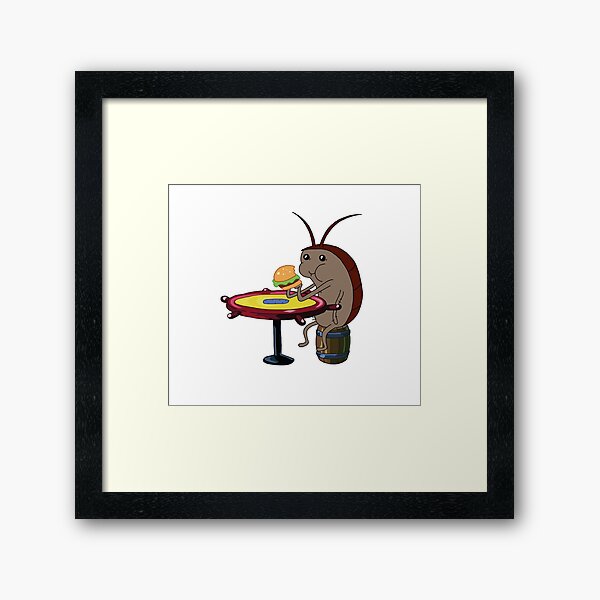 "HD Spongebob bug" Framed Art Print for Sale by LilSneeze | Redbubble