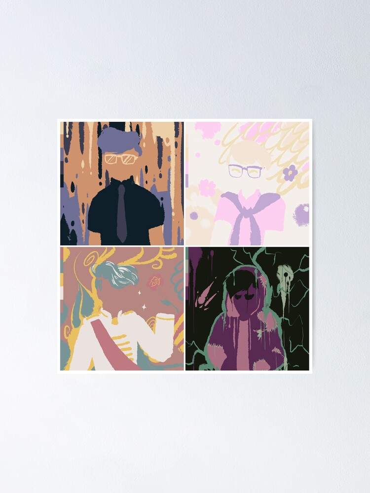 "Sanders Sides Color Palette" Poster for Sale by JayOfMemory | Redbubble