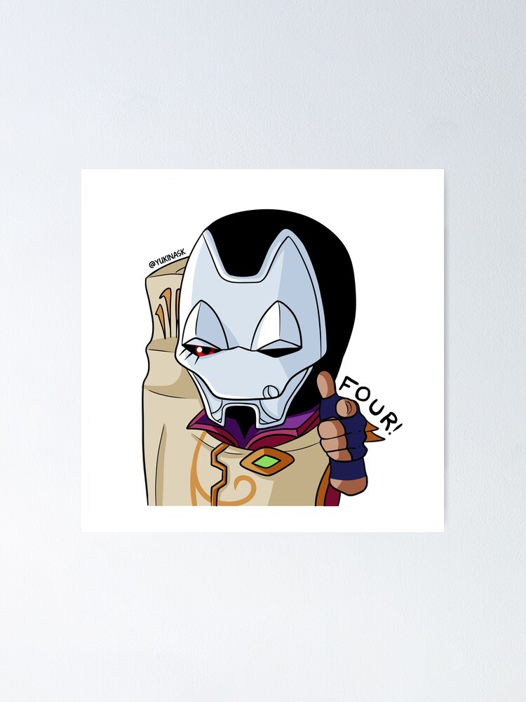 Póster «Jhin The Virtuoso Chibi» de Yukinask | Redbubble