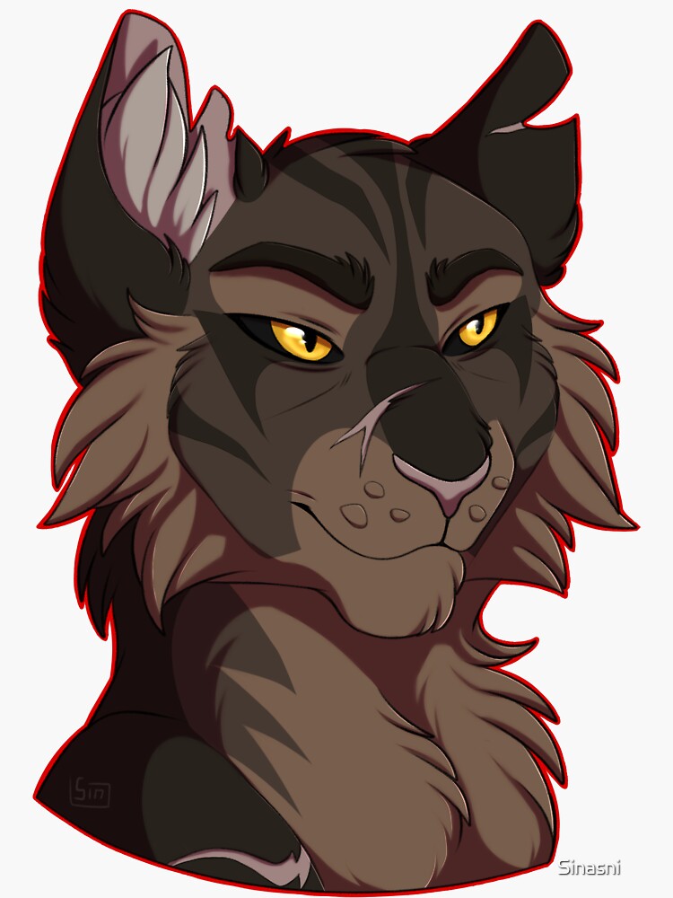 "Tigerstar Dark Forest version" Sticker by Sinasni | Redbubble