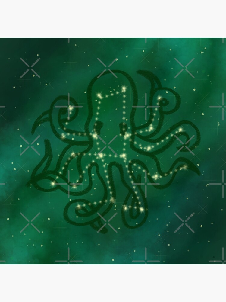 "Octopus constellation " Sticker for Sale by OctopodArts | Redbubble