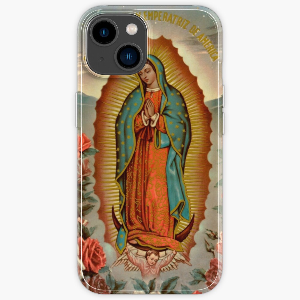 "LA VIRGENCITA VIRGEN MARIA Reina de Mexico " iPhone Case for Sale by ...