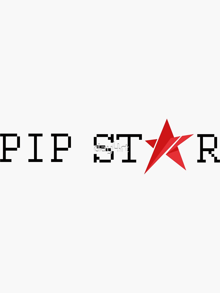 "PIP STAR" Sticker for Sale by day4rt | Redbubble