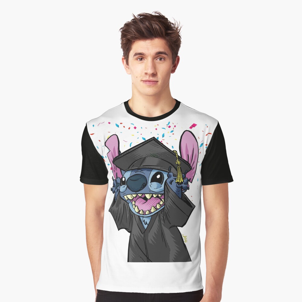 "Graduation Stitch" Sticker for Sale by stitchtoons | Redbubble