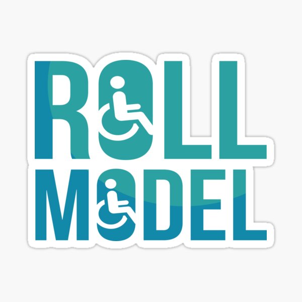 "Funny Wheelchair Walking Disability Carer Gift" Sticker by Pubi ...