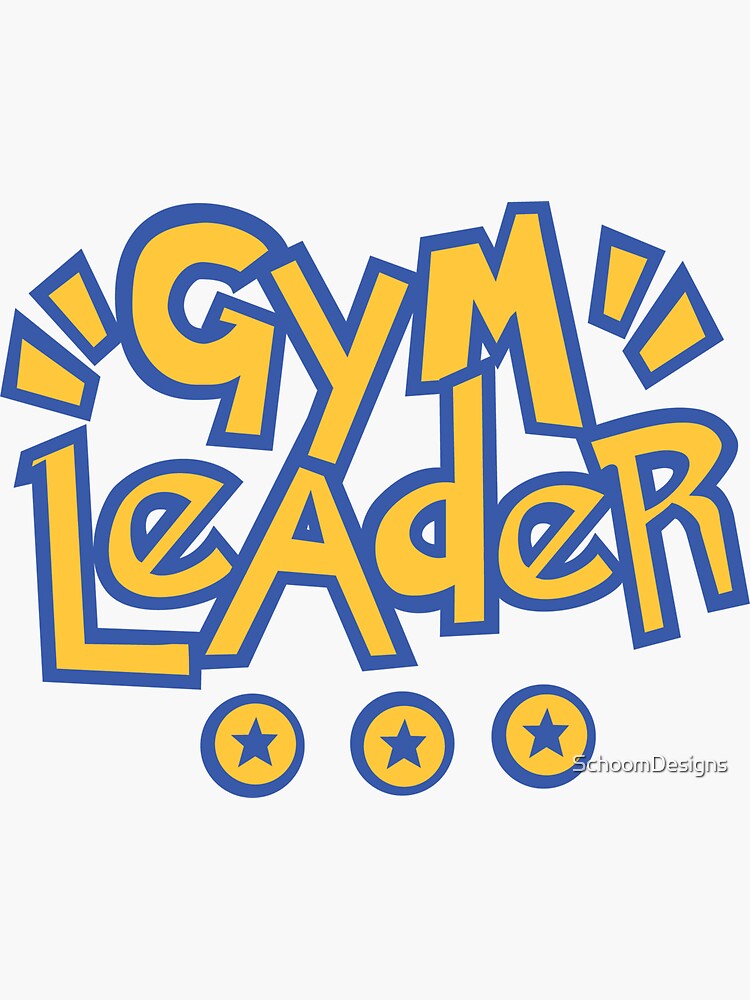 "Gym Leader Star" Sticker for Sale by SchoomDesigns | Redbubble