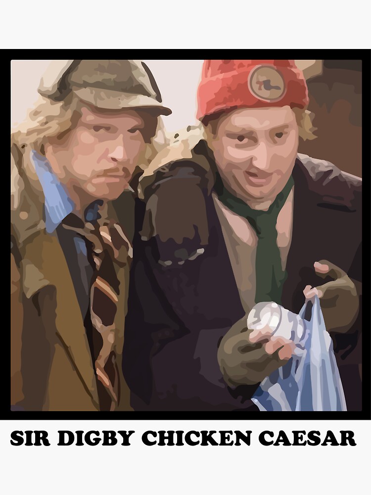 "Digby Chicken Caesar (That Mitchell and Webb look)" Sticker for Sale ...