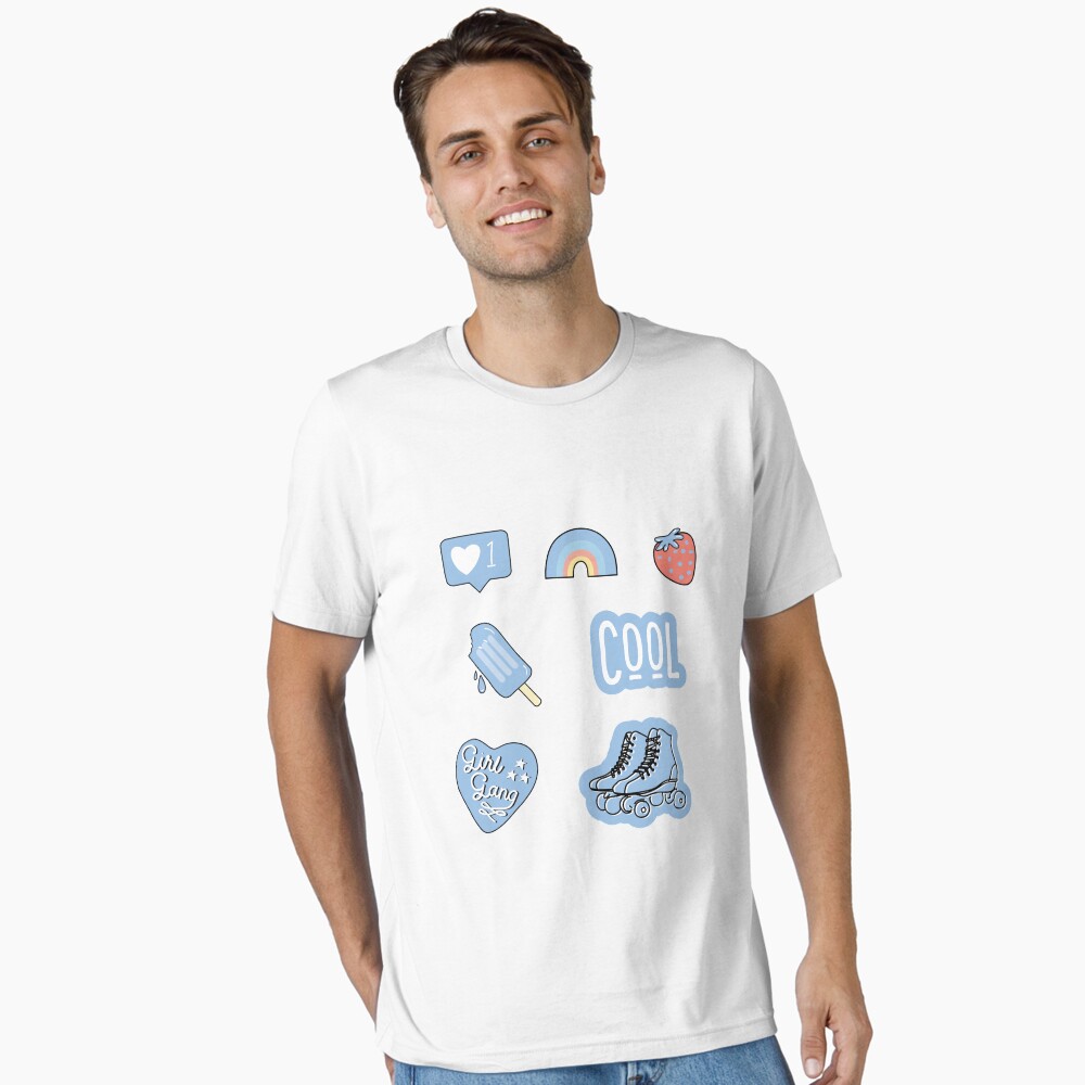 "Light Blue Sticker Pack" Sticker for Sale by The-Goods | Redbubble