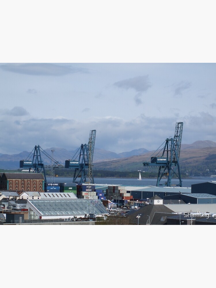 "Greenock Docks Clydeport Port Of Greenock Inverclyde " Canvas Print ...