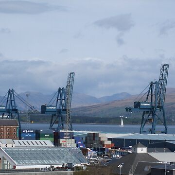 "Greenock Docks Clydeport Port Of Greenock Inverclyde " Postcard for ...