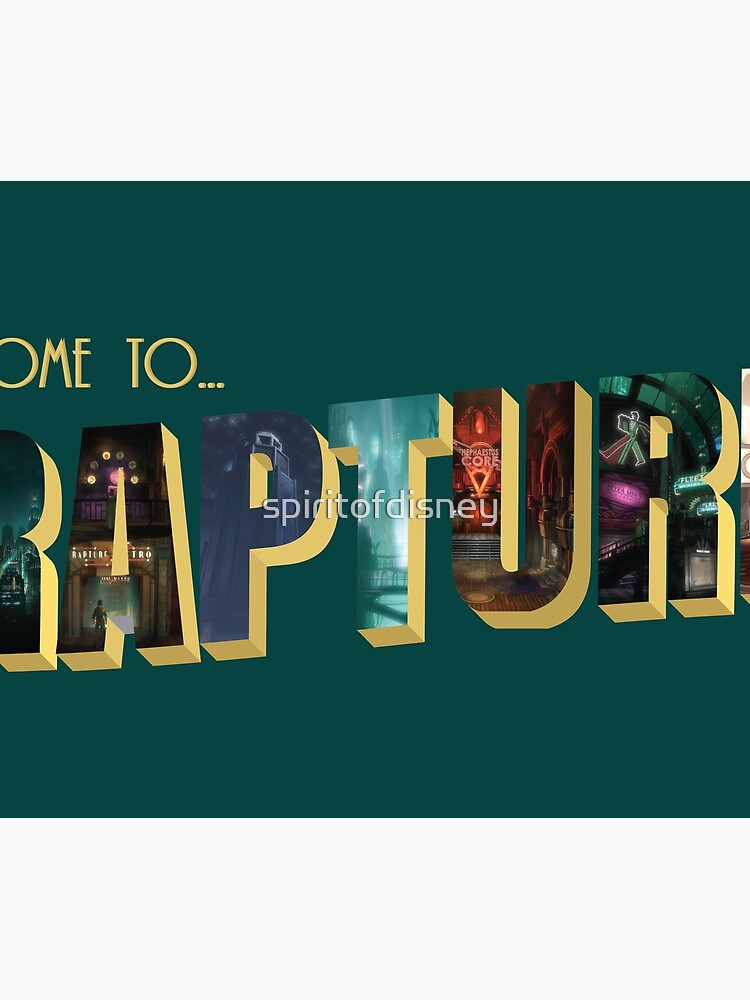 "Welcome to Rapture" Throw Blanket for Sale by spiritofdisney | Redbubble