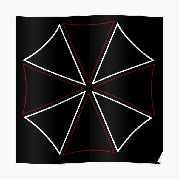 Póster «-GAMING- Umbrella Corporation Neon Logo» de ShimadaSan | Redbubble