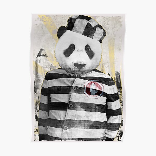 "Prison Bear" Poster by Technoir | Redbubble