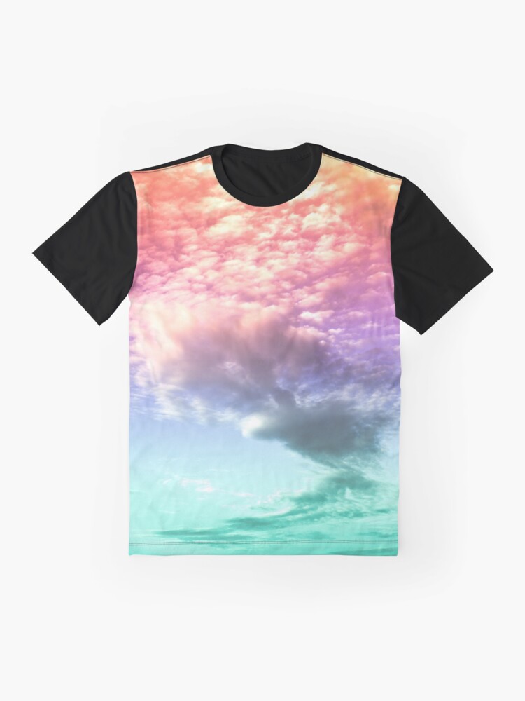"The Rainbow Cloud" T-shirt for Sale by PrintsProject | Redbubble | sky ...