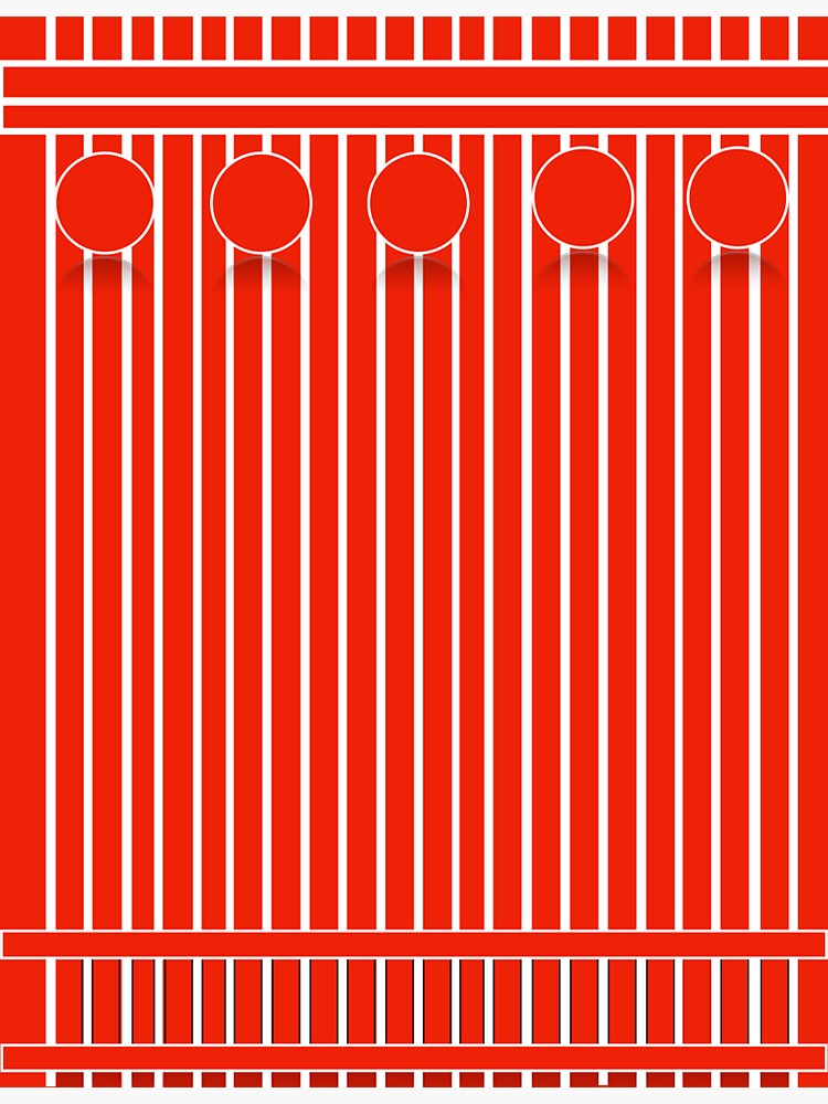 "Red is Back" Sticker by montaque8 | Redbubble