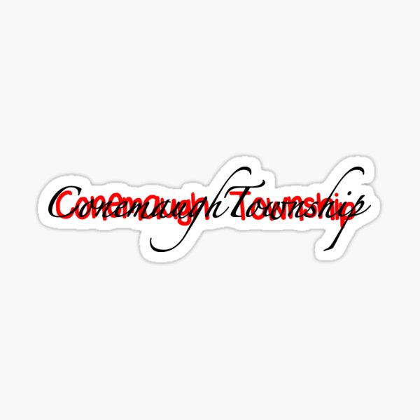 "Conemaugh Township Design 1" Sticker for Sale by shockerbug | Redbubble