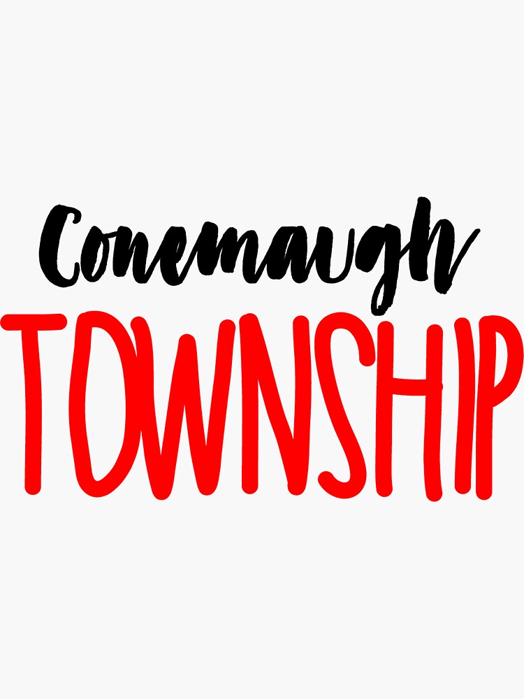 "Conemaugh Township Design 2" Sticker by shockerbug | Redbubble
