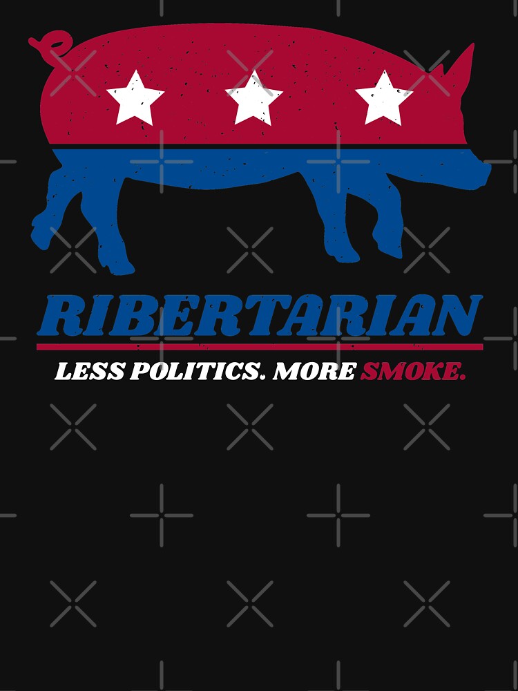 "Ribertarian T-Shirt | BBQ und Grillen Geschenk " T-Shirt von emphatic ...