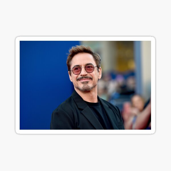 "Robert Downey jr." Sticker for Sale by http3-14ka | Redbubble