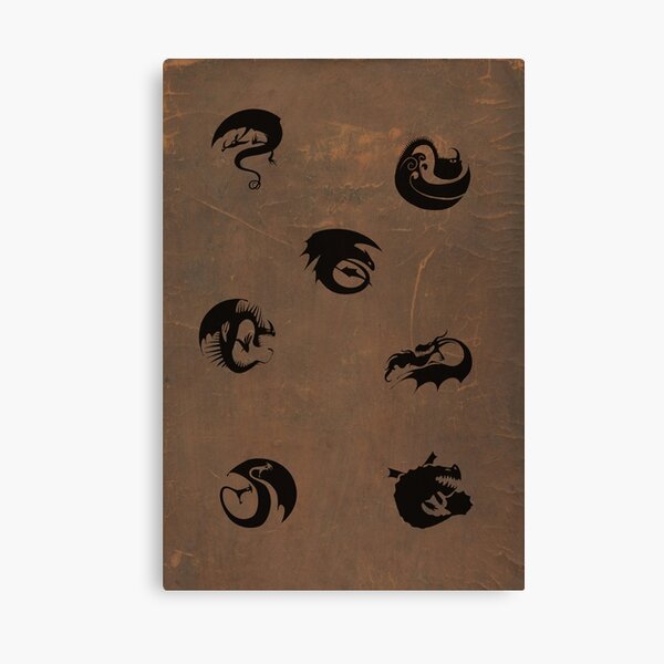 "Httyd Dragon Class Symbols" Canvas Print by Scarlet-x-Rose | Redbubble
