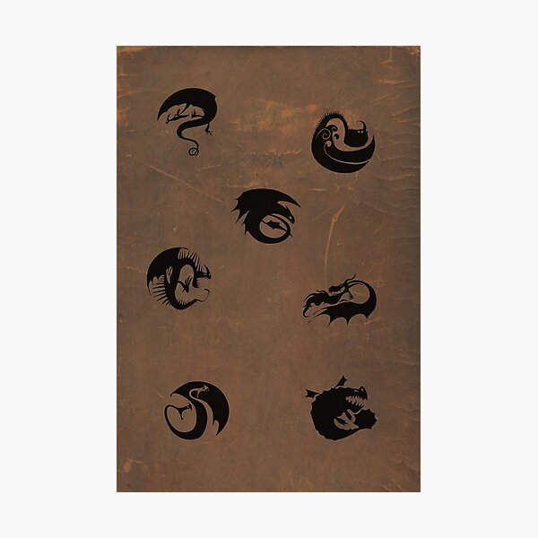"Httyd Dragon Class Symbols" Photographic Print by Scarlet-x-Rose ...