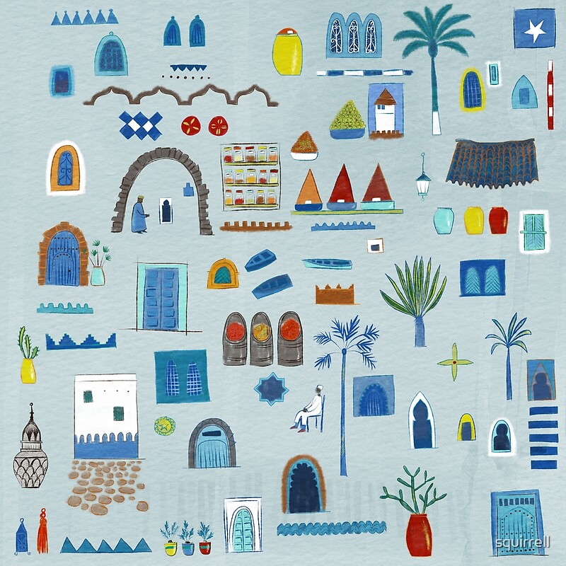 "Morocco Sketch" by squirrell | Redbubble