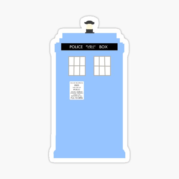 Tardis Stickers | Redbubble