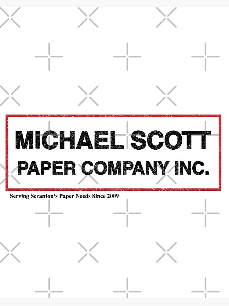 "Michael Scott Paper Company" Art Board Print for Sale by huckblade ...