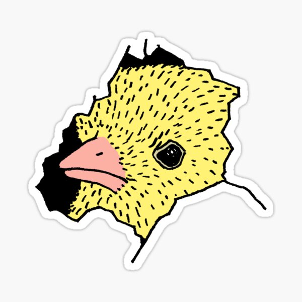 "Heeere's Chicky" Sticker for Sale by martinascott | Redbubble