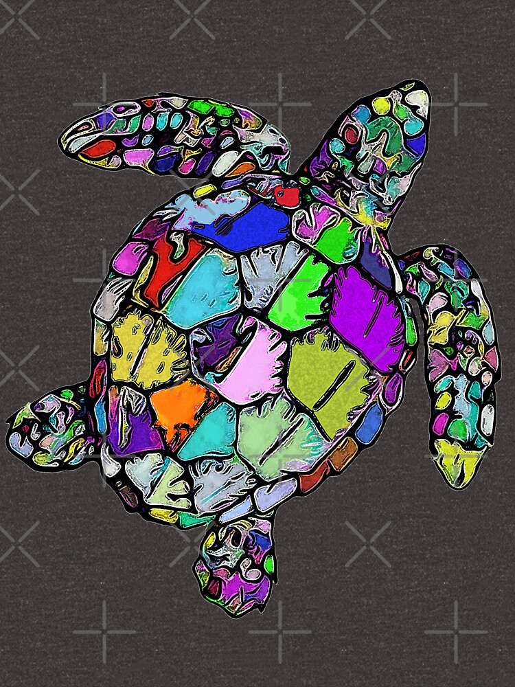 "Psychedelic Sea Turtle" Essential T-Shirt for Sale by StillMeadow ...