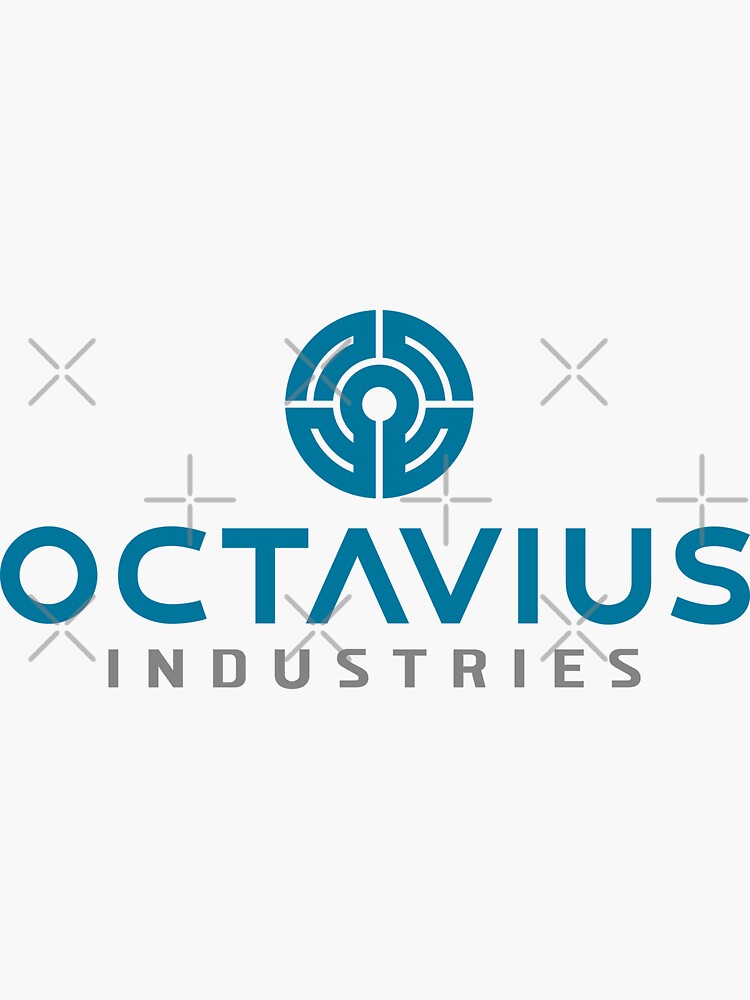 "Octavius Industries (Variant)" Sticker for Sale by huckblade | Redbubble