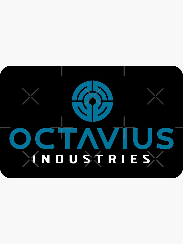 "Octavius Industries" Sticker for Sale by huckblade | Redbubble