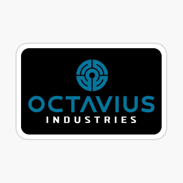 "Octavius Industries" Sticker for Sale by huckblade | Redbubble