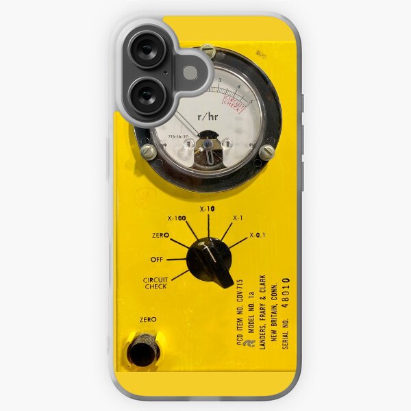 "Radioactive Geiger Counter" iPhone Case for Sale by Wildharegrafix ...