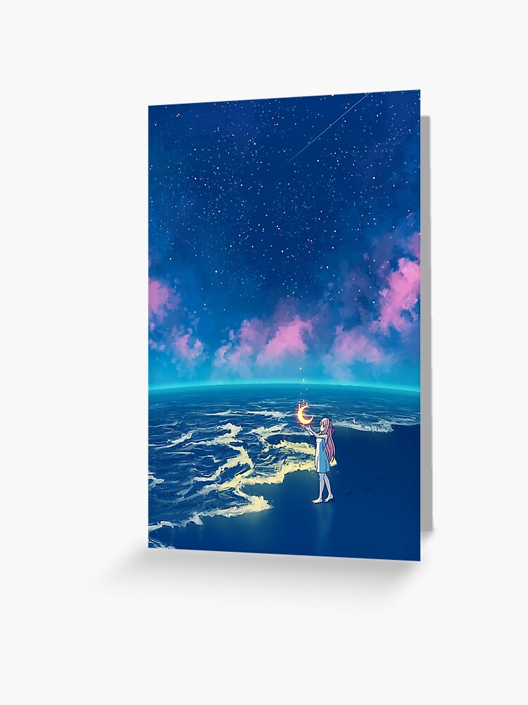 "Catching the Moon" Greeting Card for Sale by SeerStuff | Redbubble